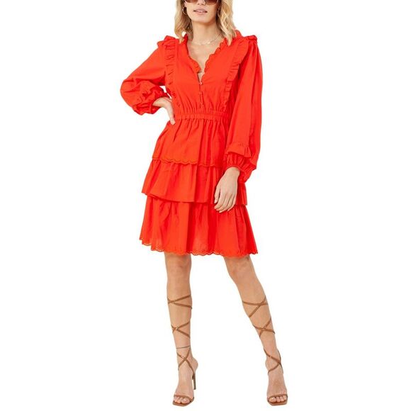 Hale Bob | Dresses | Hale Bob Solid Tiered Dress | Poshmark